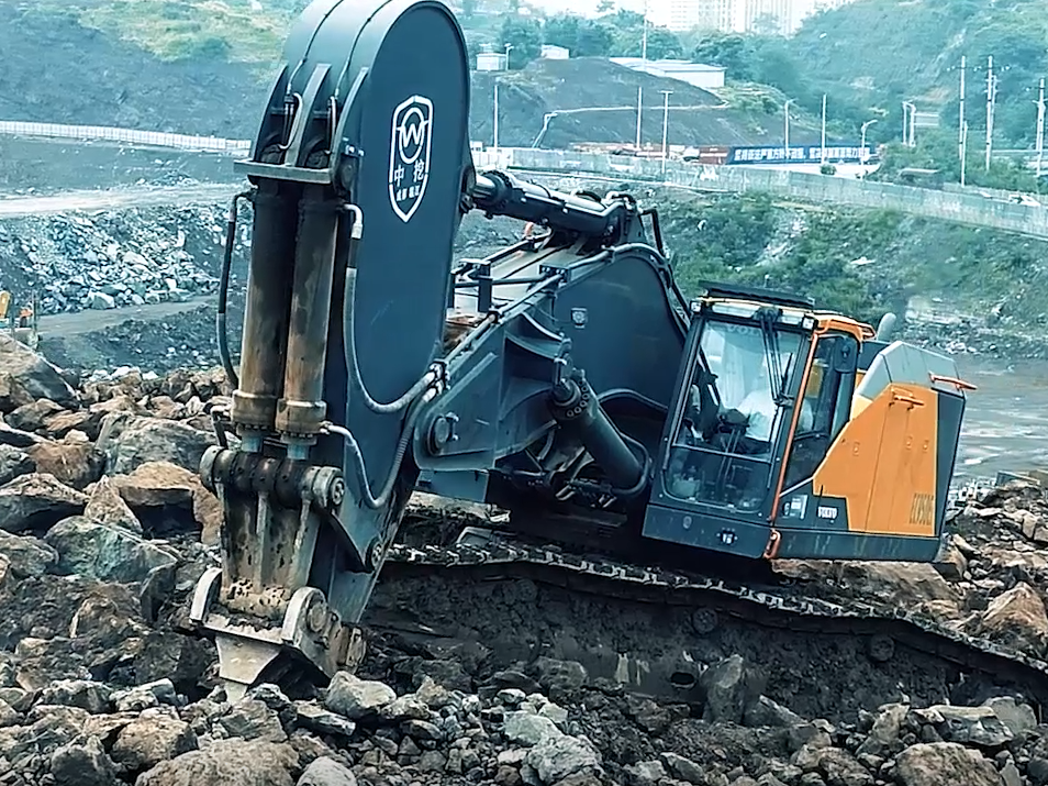 @沃尔沃EC950EL裂土器，挖掘机的最佳配偶--见道网