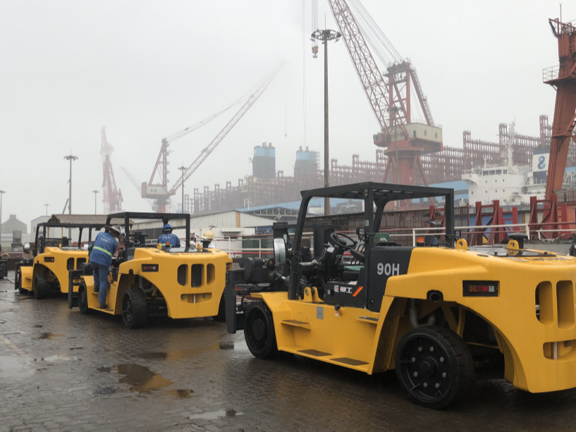 Liugong Forklift Large-scale Shipyard Special Purpose Vehicle Ships in ...
