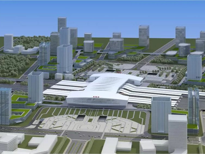 Zhengji high-speed railway Puyang high-speed railway station officially ...