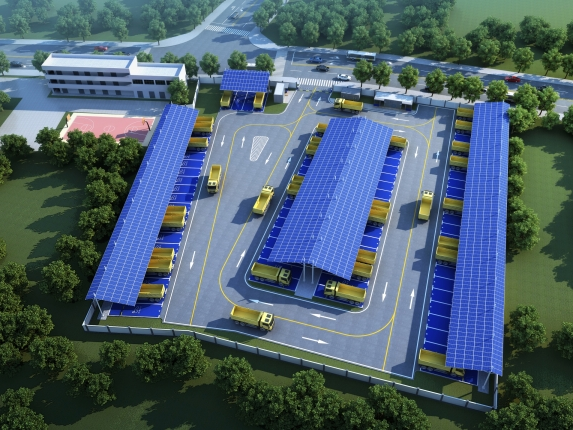 Shenzhen Guangming Gongchang Road Charging Station starts construction ...