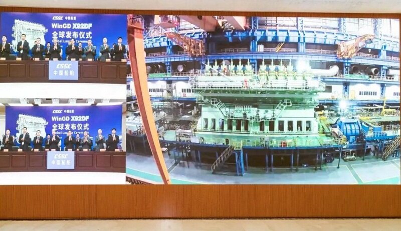 The world's largest marine dual-fuel low-speed machine officially ...