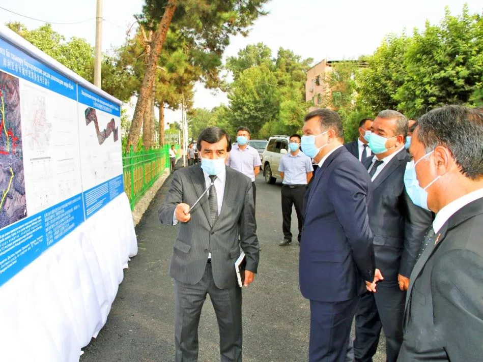 The Prime Minister of Tajikistan inspects road projects in Pokhtar and ...