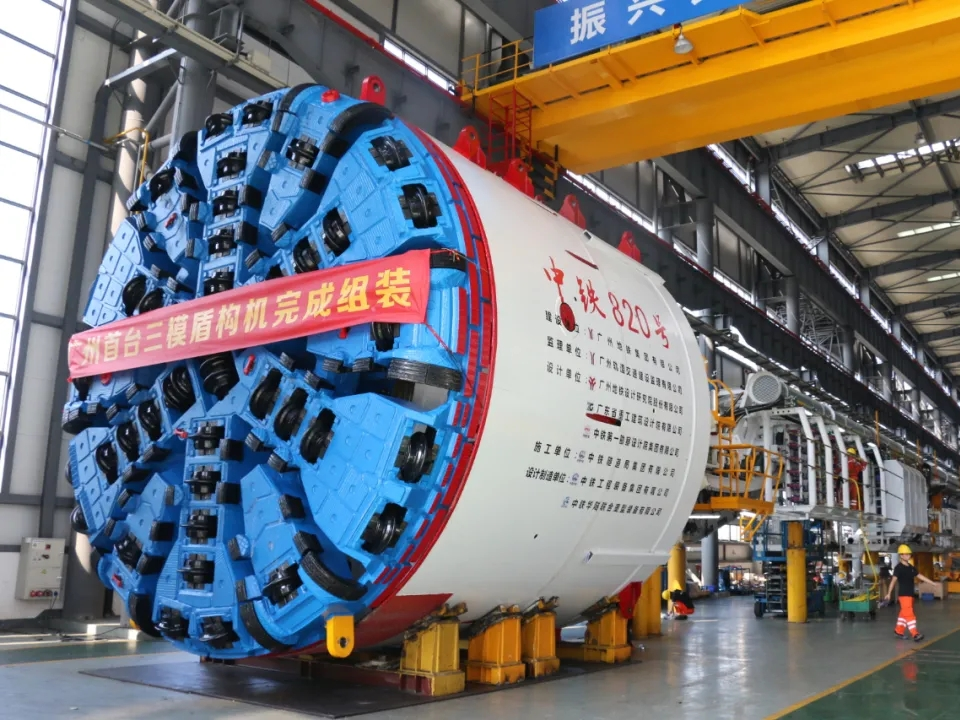 The first three shield machines in China have been assembled--Seetao