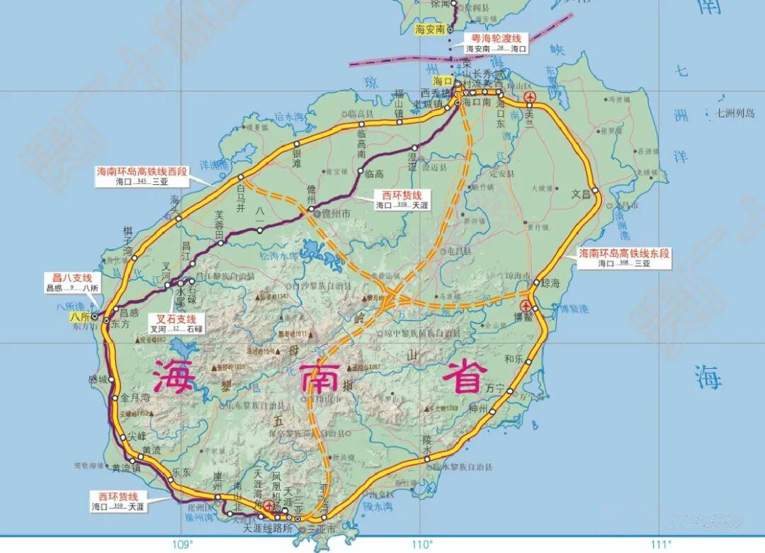 Hainan Tian-shaped high-speed rail network will start at the end of ...