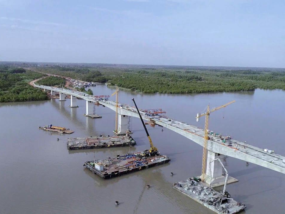 Senegambia Bridge, the longest bridge in West Africa--Seetao