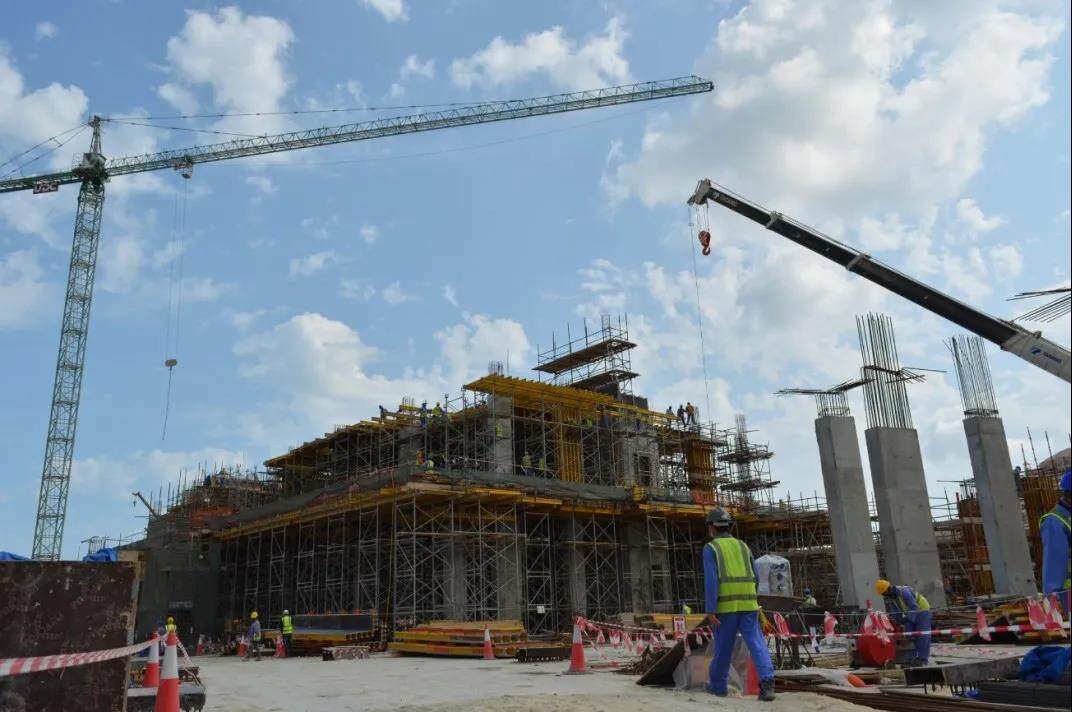 China speed! Qatar Gwan Island project enters standard floor ...