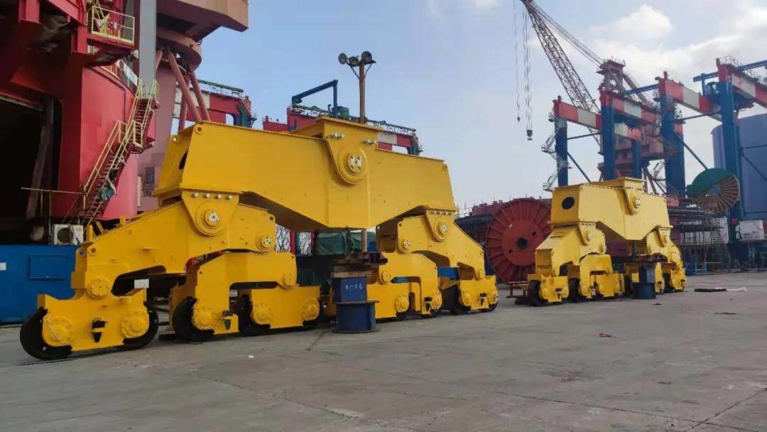 Quayside bridge of Qinzhou Port automated container terminal--Seetao