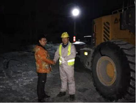 Lingong is not afraid of cold, ice and snow, and service warms people's ...