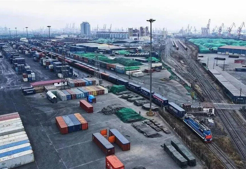 The 60th China-Europe train sails from Tianjin Xingang to Manzhouli--Seetao