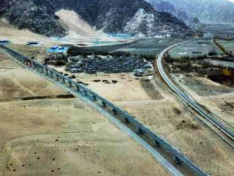 The "Red Highway" under construction--Seetao