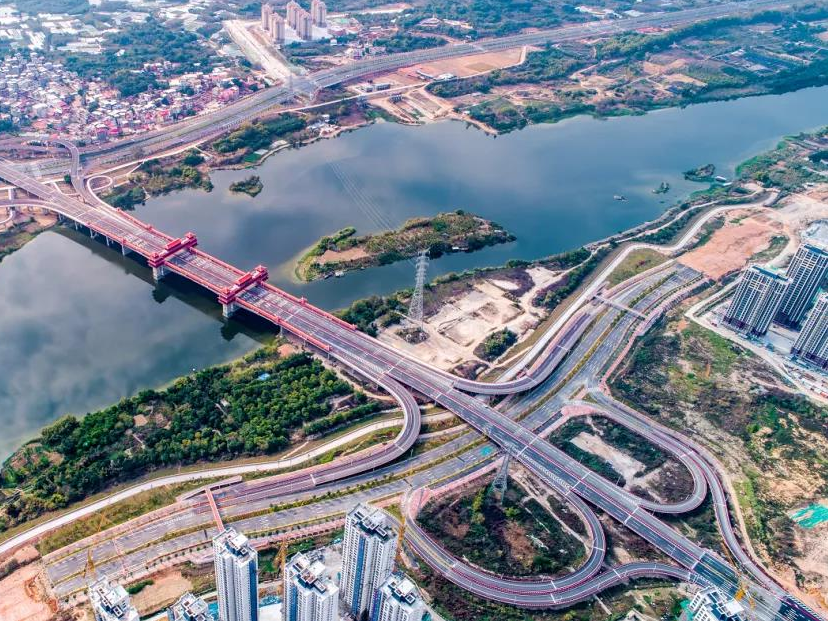 Covered bridge Xiangyun! Jinfeng Bridge opens to traffic in Zhangzhou ...