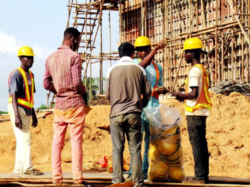 Construction of the main track of the Namibia Railway Repair Project ...
