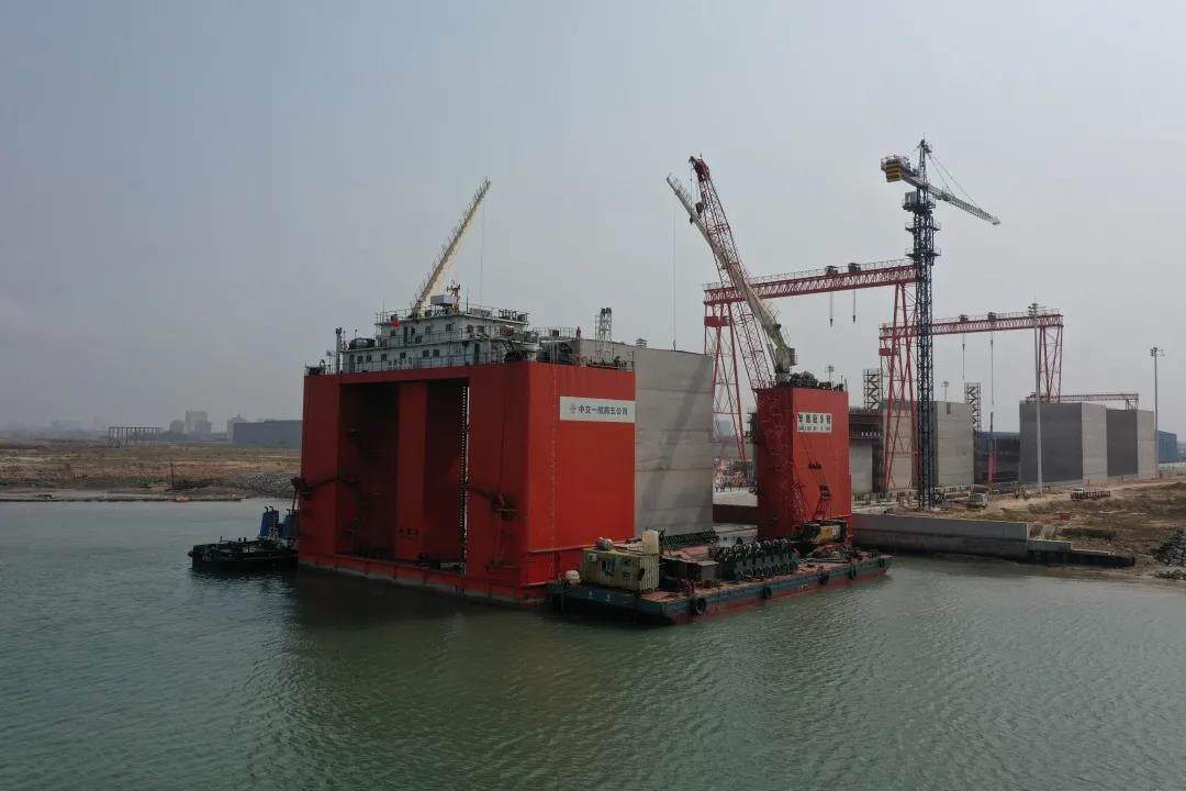 The first caisson of Qinzhou Port container shipped smoothly--Seetao