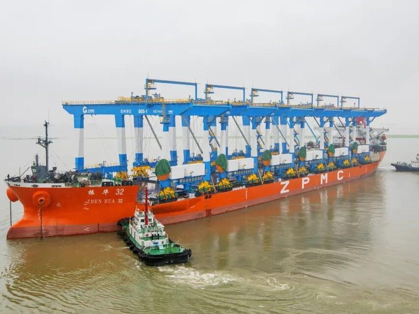 The first domestic sea-rail automated terminal has reached a new level ...