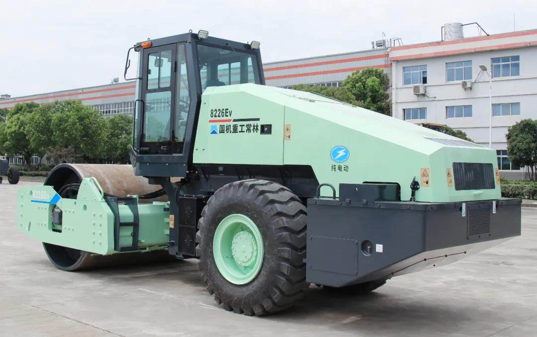 The domestic debut of Changlin Pure Electric Road Roller 8226Ev--Seetao