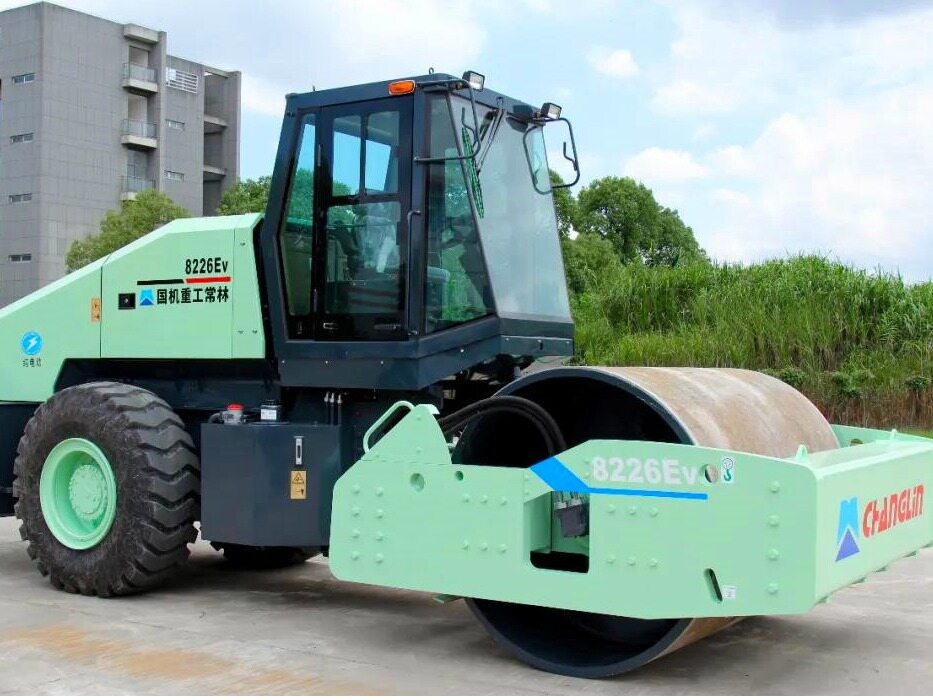 The domestic debut of Changlin Pure Electric Road Roller 8226Ev--Seetao