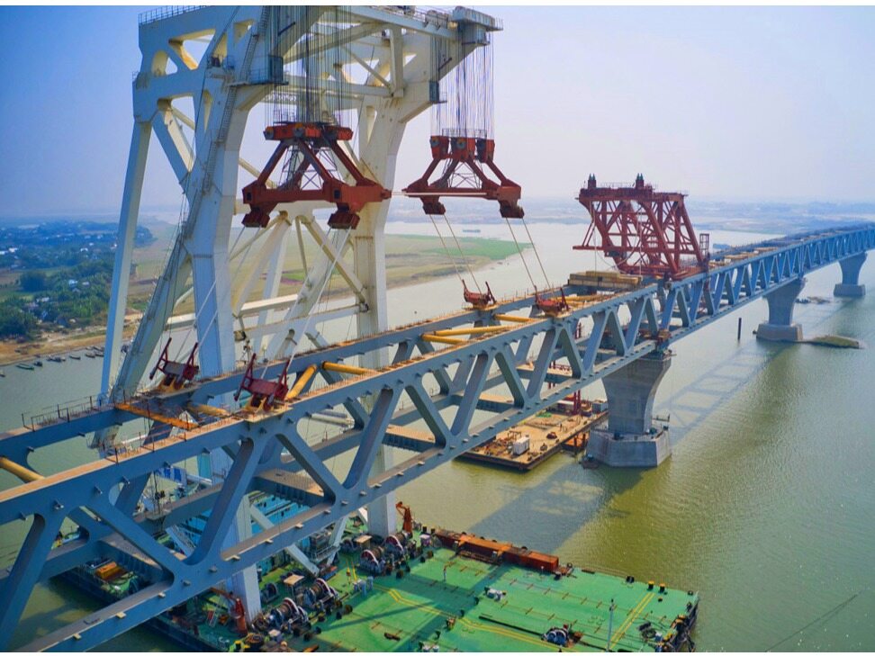 Erection of Ali Khan Bridge in Bangladesh is completed--Seetao