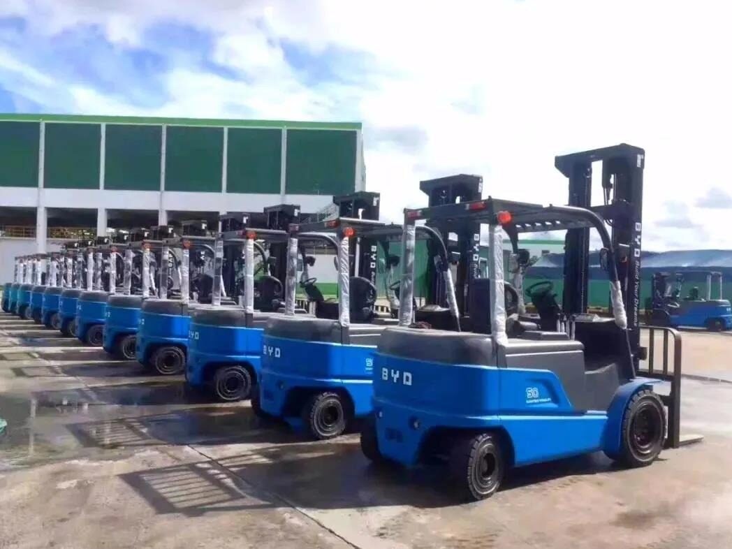 BYD forklifts create a new future with "upward and good"--Seetao