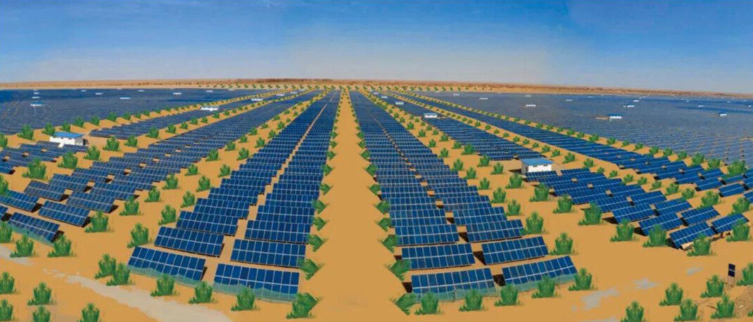 Liangzhou Photovoltaic Desert Control Project officially started--Seetao