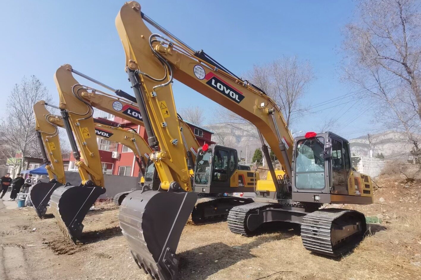 Seven Lovol excavators in three years--Seetao
