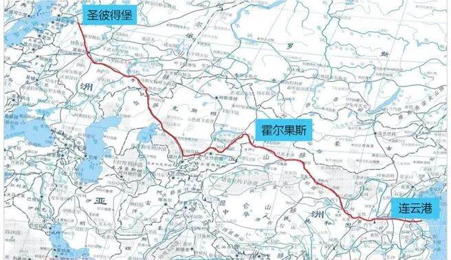 Construction of the last section of the highway from China Western ...