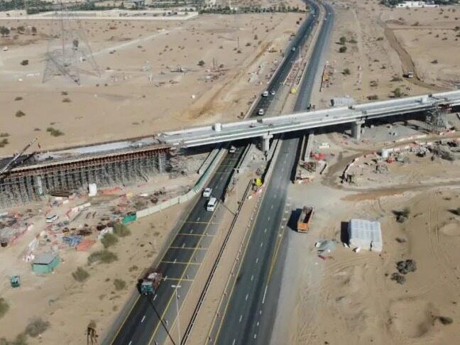 The second phase of bid section C of the UAE Railway has been completed ...