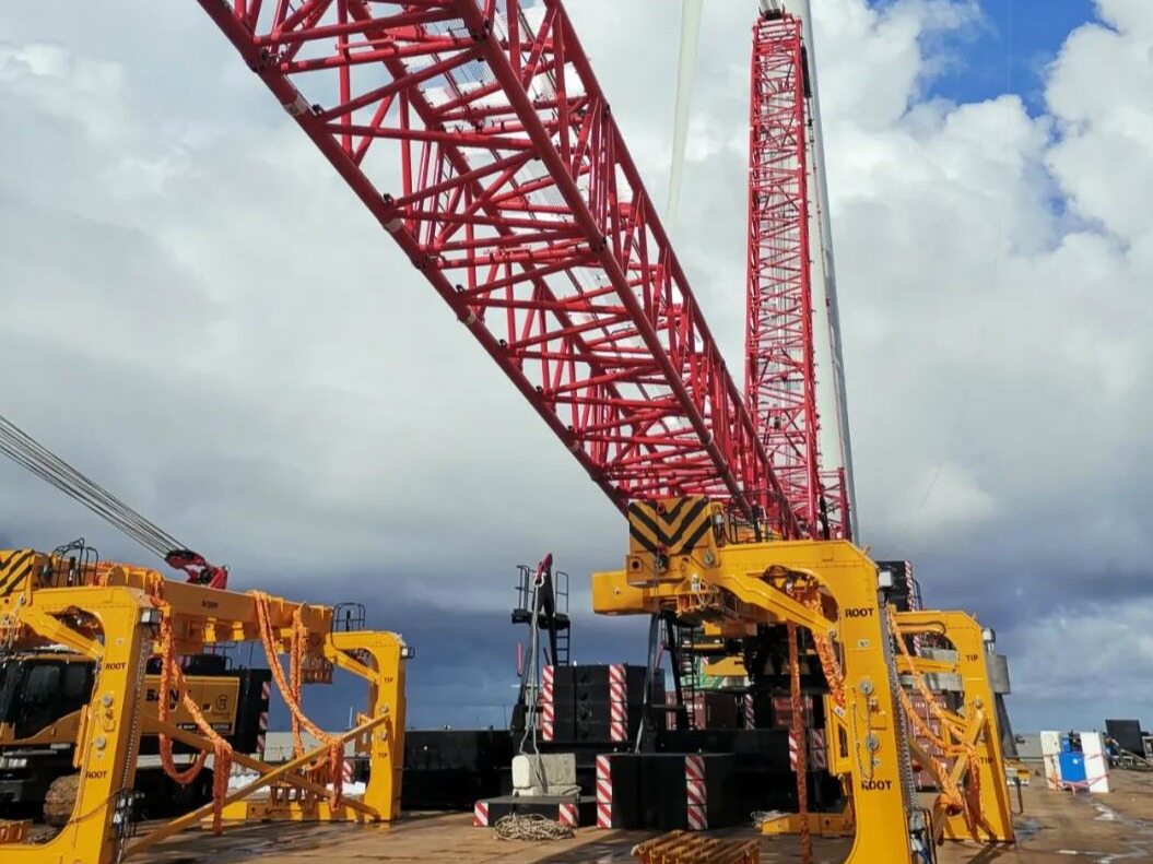 SANY SCC12500A went to Vietnam for offshore wind power construction--Seetao