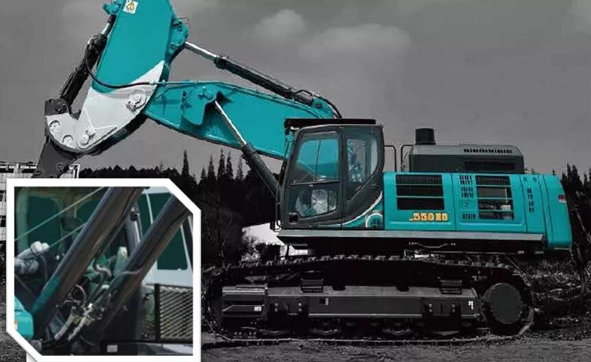 The SK550 is equipped with a ripper for unimpeded excavation--Seetao