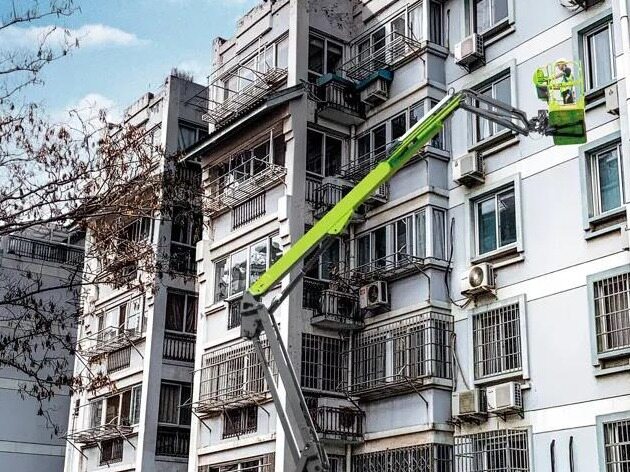 ZOOMLION ZA20JE Electric Articulating Boom Aerial Work Platform is a ...