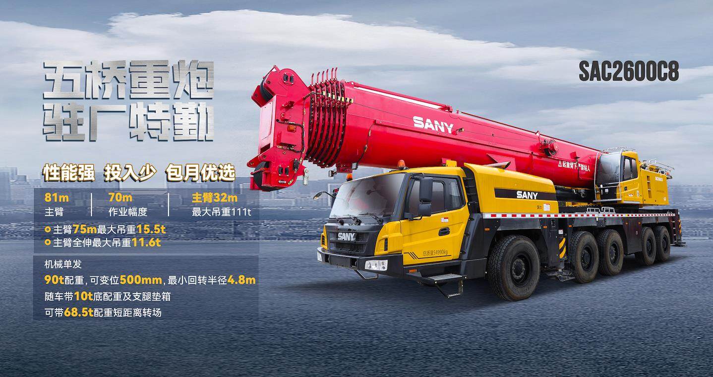 New! Sany Crane's 8 new all-road products will help you fully develop ...