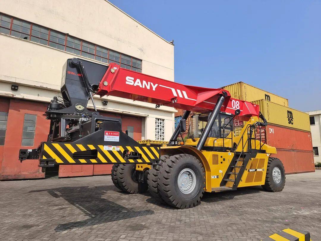 Another Sany SRSC45E3 pure electric reach stacker delivered!--Seetao