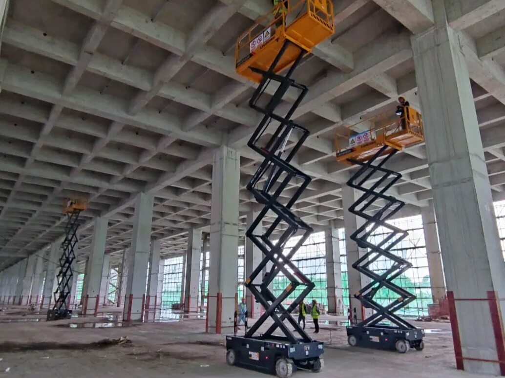 More than 100 Liugong aerial work machinery sets off!--Seetao