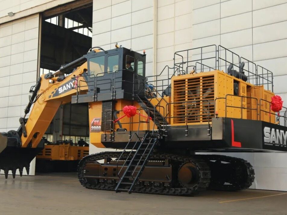 SANY's first SY2000H ultra-large digging rolls off the assembly line ...