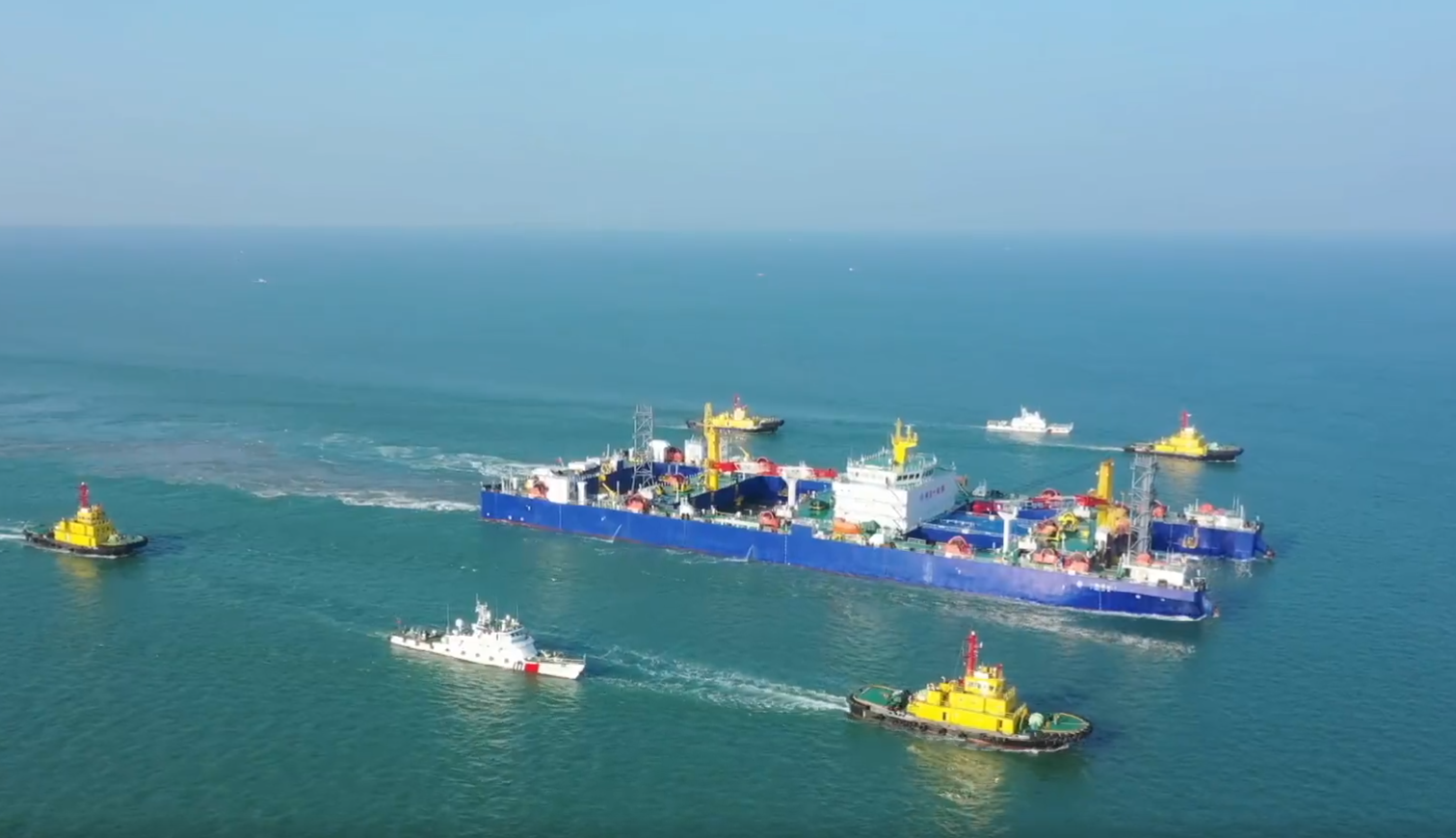 The E17 pipe joint of Shenzhong Channel successfully completed the ...