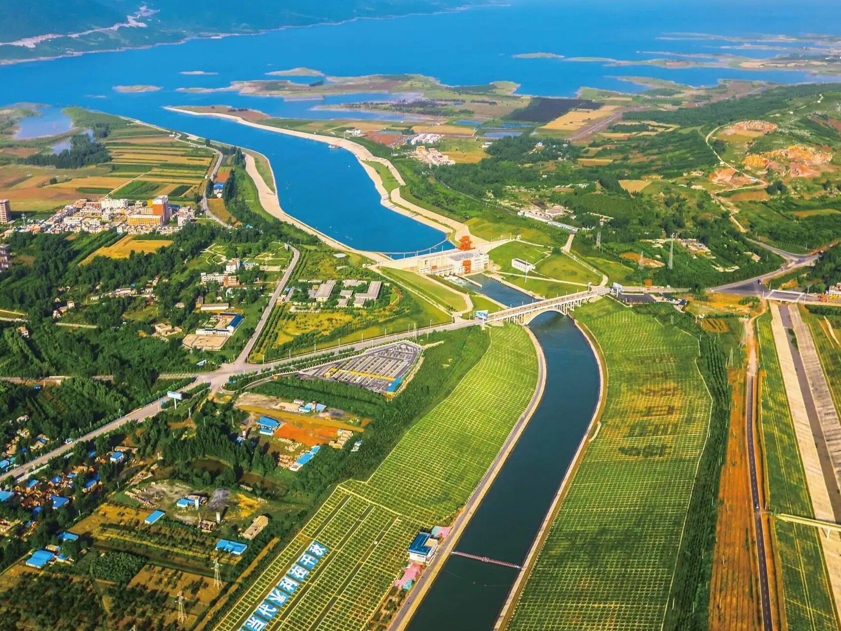 The central budget for the national water network backbone project in ...