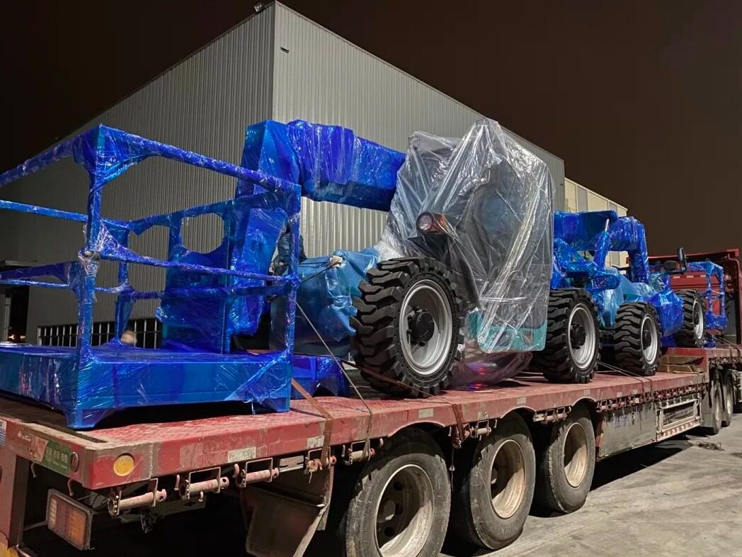 SUNWARD telehandler sent to Serbia! Helping the Belt and Road ...