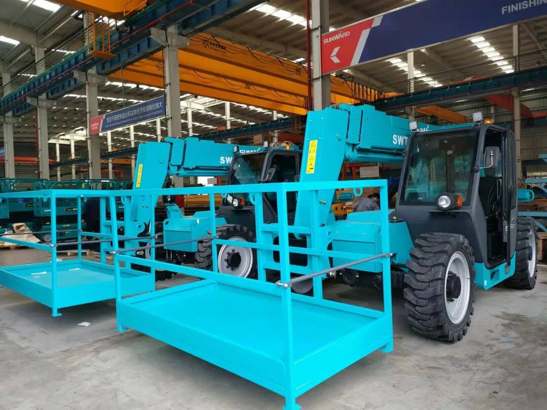 SUNWARD telehandler sent to Serbia! Helping the Belt and Road ...