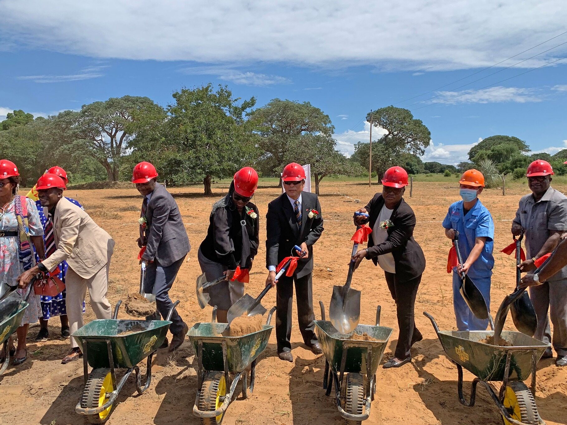 Construction of China-aided school expansion project in Namibia starts ...