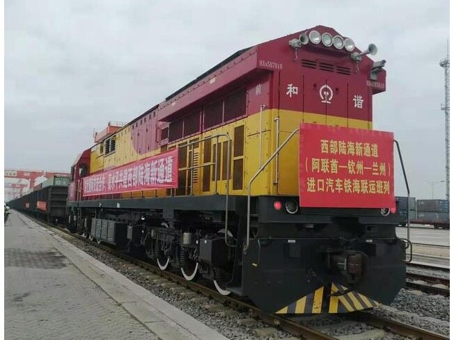 The number of sea-rail intermodal trains increased steadily in the ...