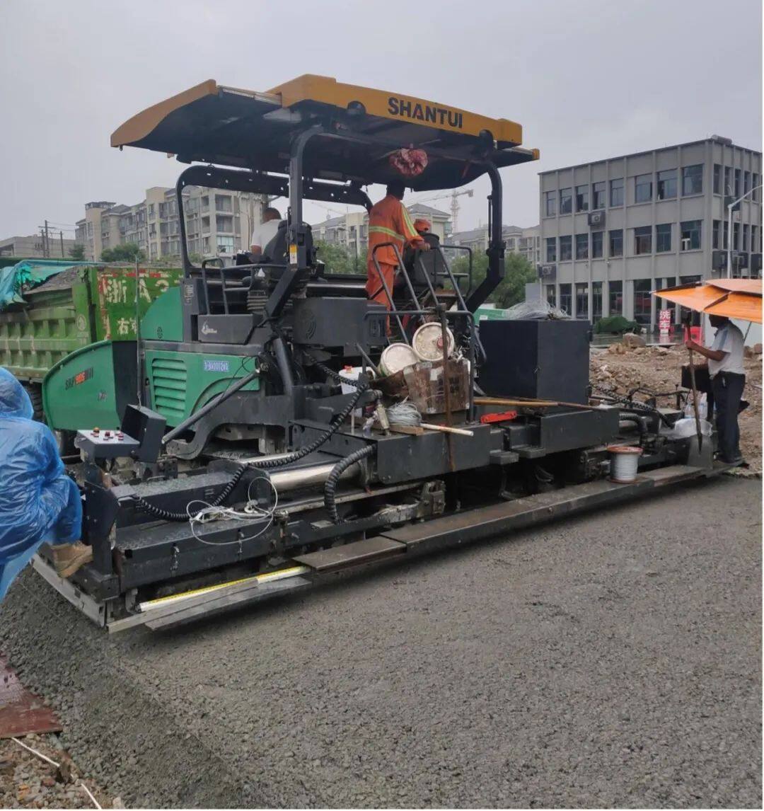 Shantui paver is the first choice for the construction period in Ningbo ...