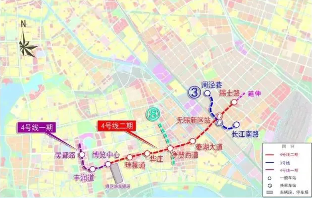 Wuxi Metro Line 4 Phase II Construction Report Approved--Seetao