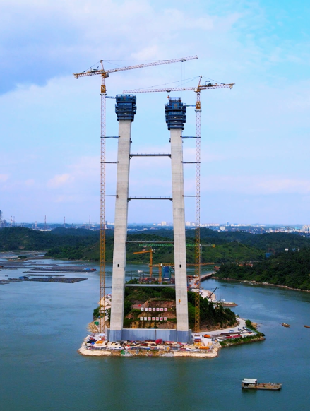 Guangxi Longmen Bridge enters cable system construction stage--Seetao
