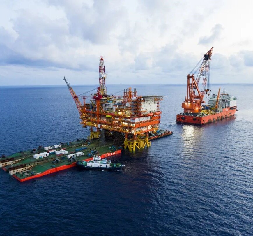 Enping 15-1 central platform completed the floating installation--Seetao