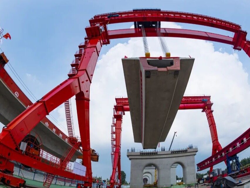 Anhui Intercity Railway Oversized Box Beam Erection Successfully--Seetao