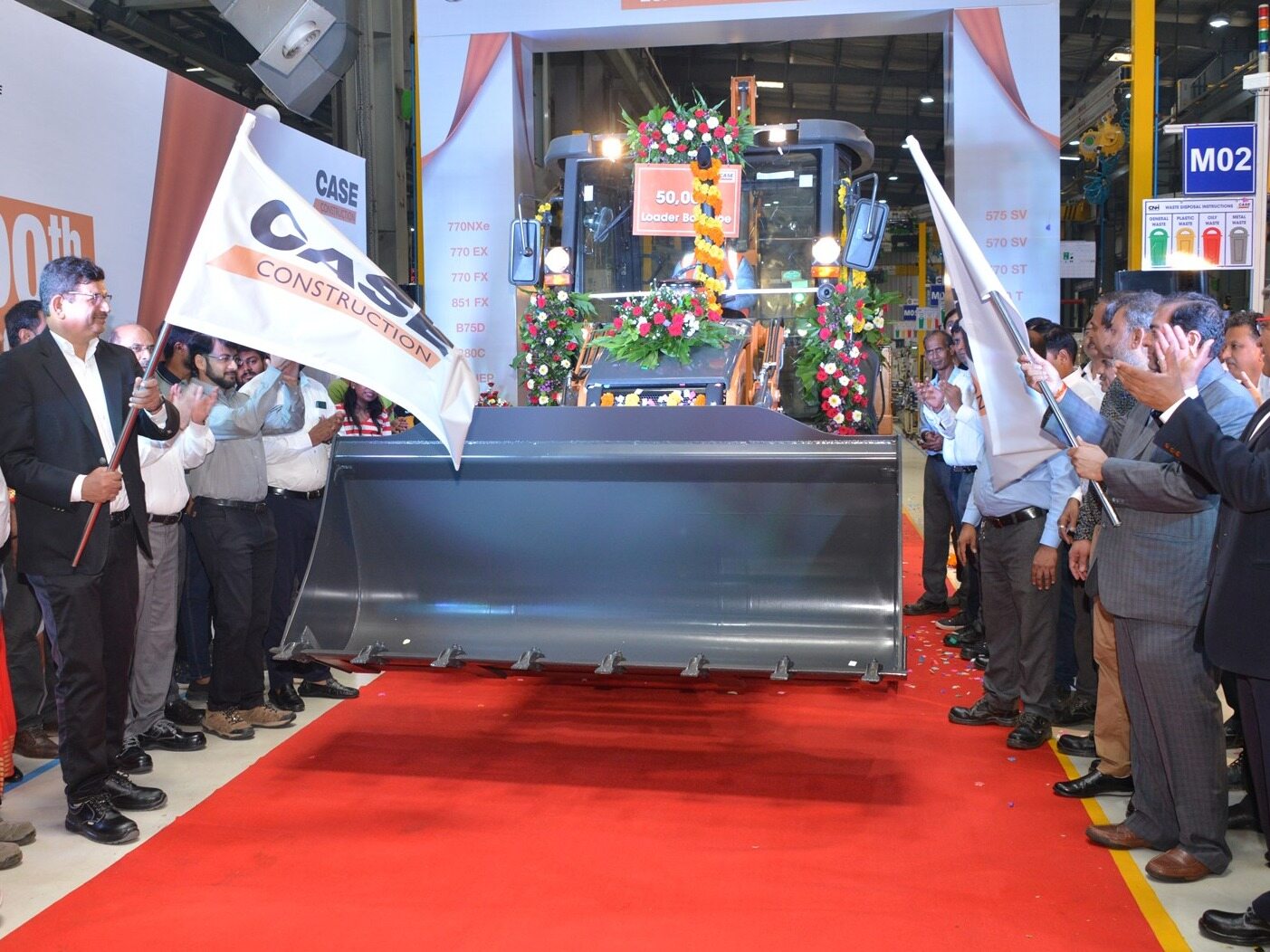 Case Construction Machinery's 50,000th backhoe loader roll off the ...