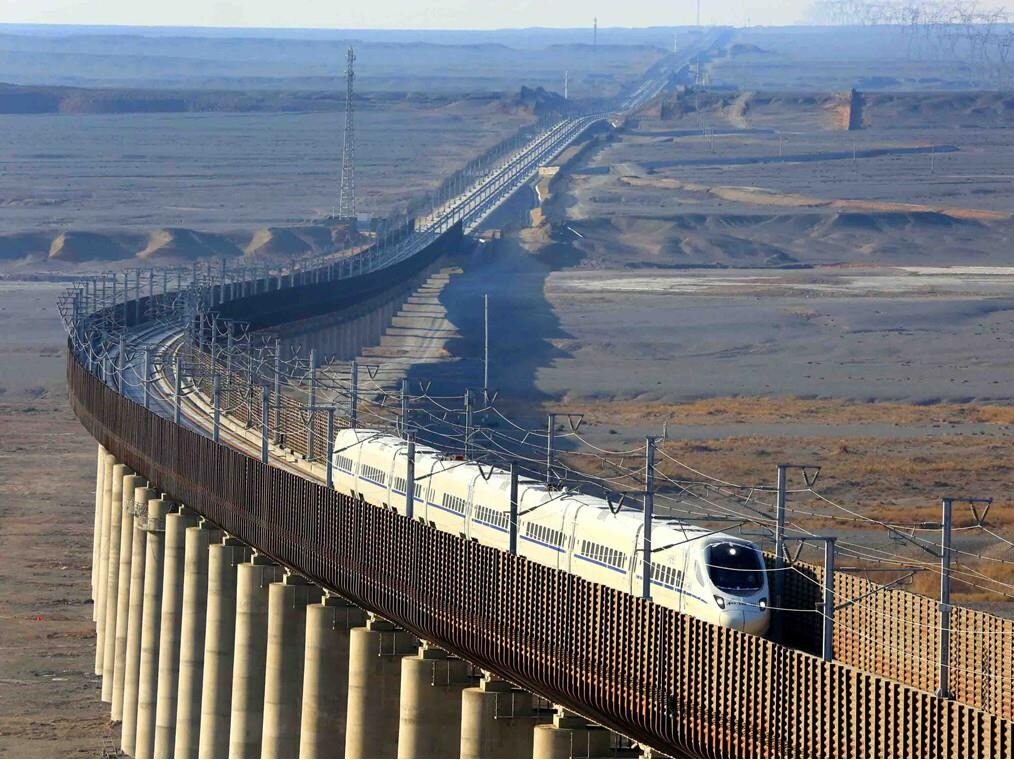 Lanzhou-Xinjiang high-speed rail earthquake-damaged section opens to ...