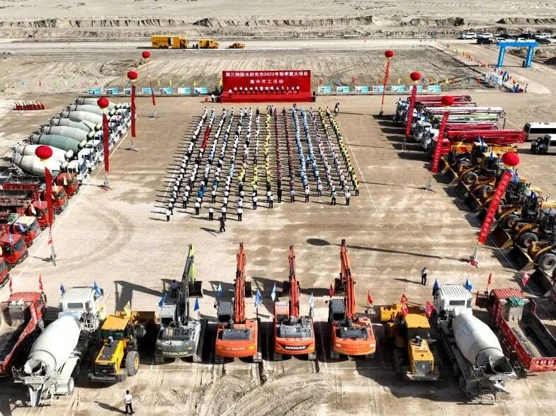 82 projects in Tumshuke City of Xinjiang Third Division started ...