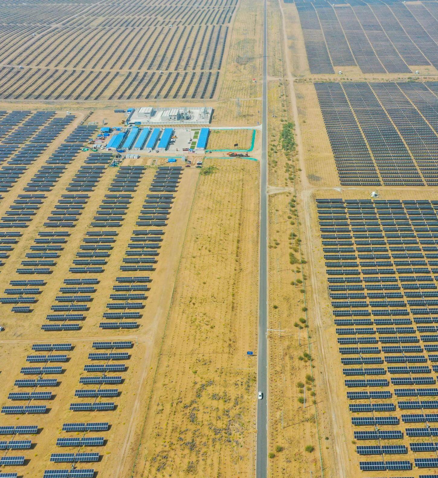 3GW! China's largest desert photovoltaic base starts construction--Seetao