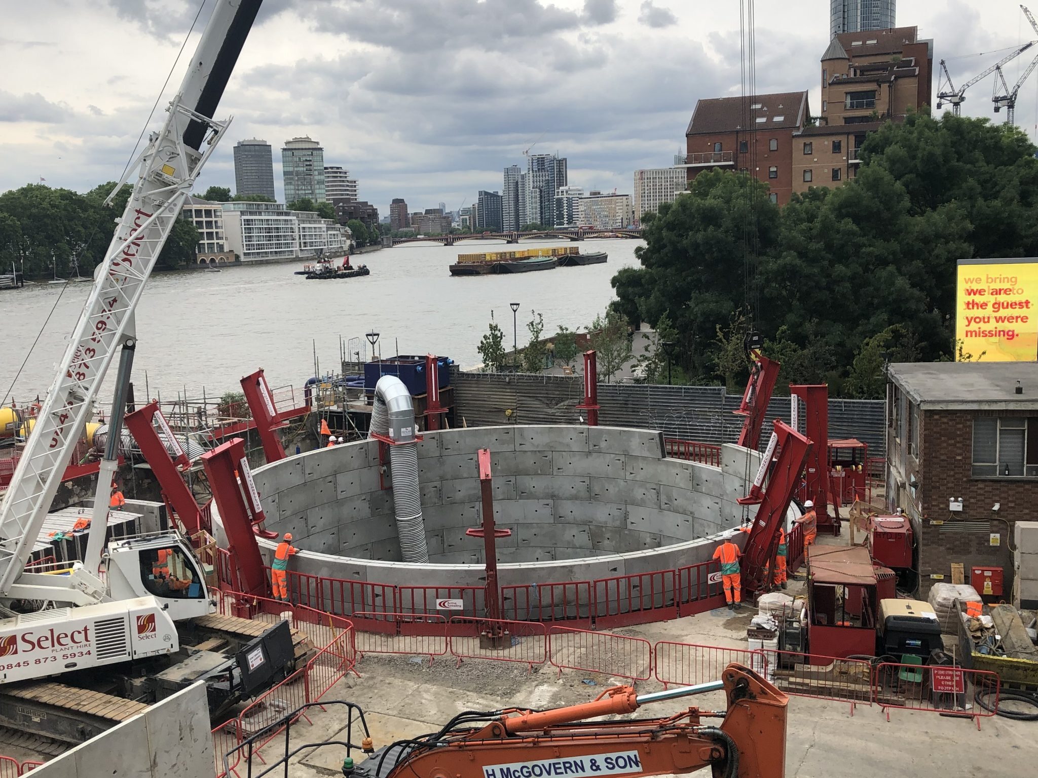 Work begins on new Silvertown tunnel link under the Thames in London ...