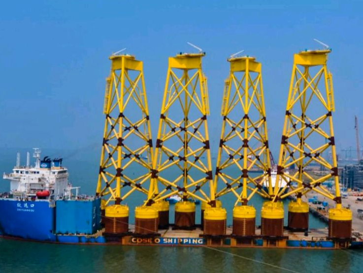 34 sets of wind power jackets for Scottish Offshore Wind Farm delivered ...